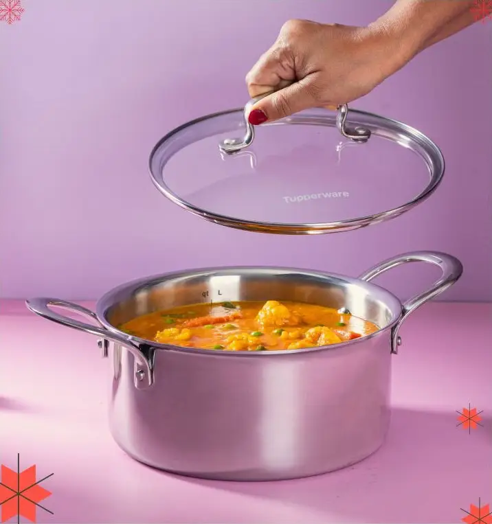 3.1 Ltr Trayam Casserole With Glass Lid (1 Pc)